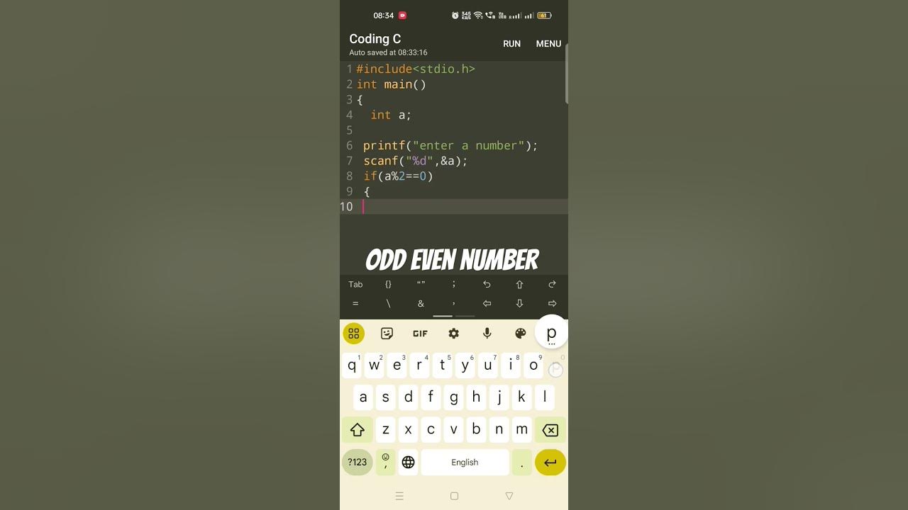 Odd Even Number In C Programming Coading Btech Cprogramming Bca Grandmaster Technology