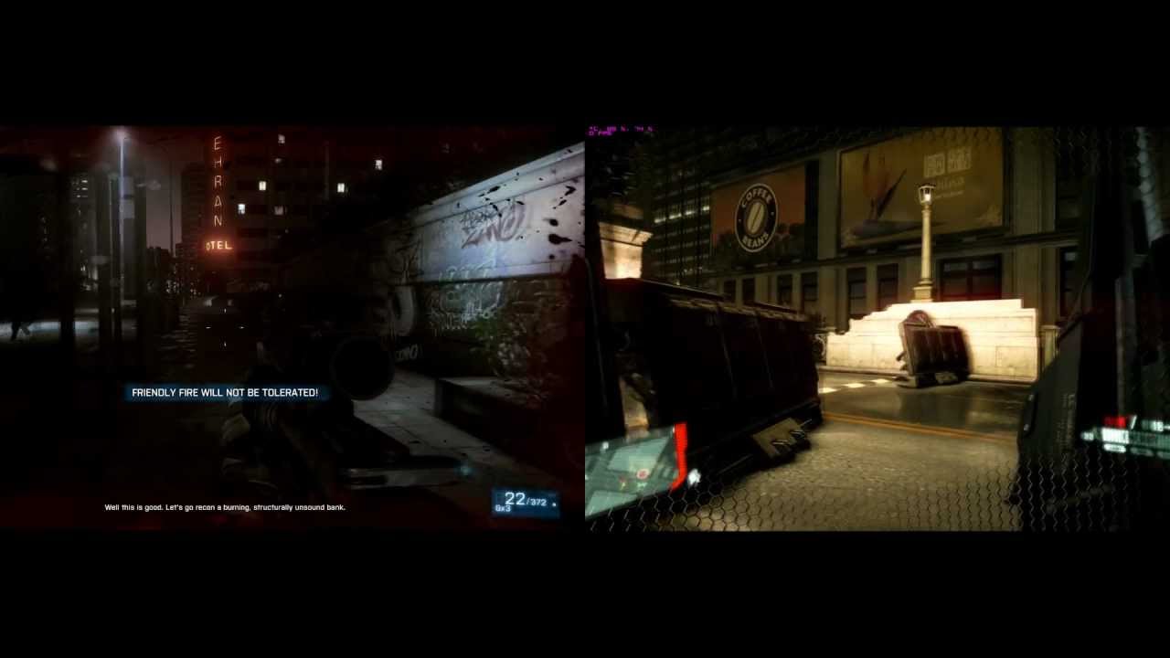 Battlefield 3 vs Crysis 2-Frostbite 2 vs Cryengine 3 Directx11 Gameplay and Graphics Comparison ...