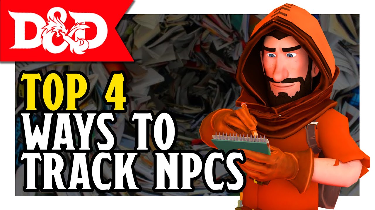 TOP 4 Ways to Track Your NPCs for D&D | DastardlyD&D - YouTube