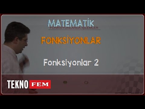 YGS-LYS MATEMATİK - Fonksiyonlar 2