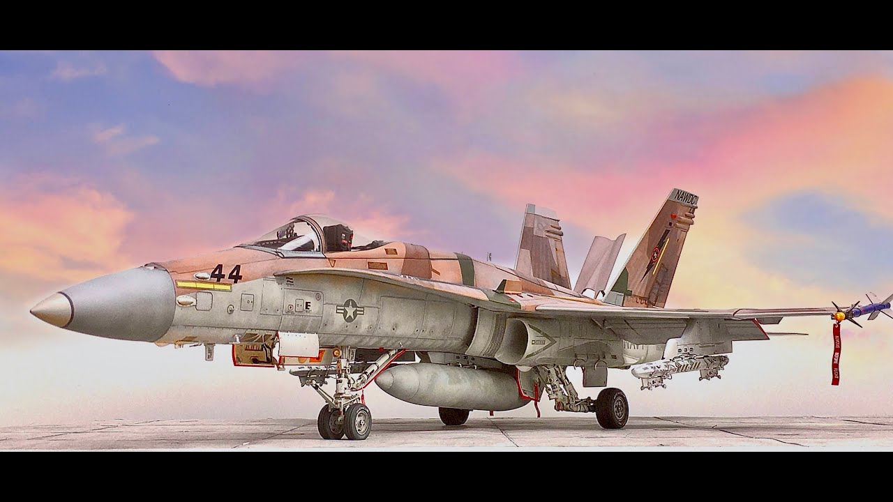 F/A-18A NAWDC 1/32 slow walk around - YouTube