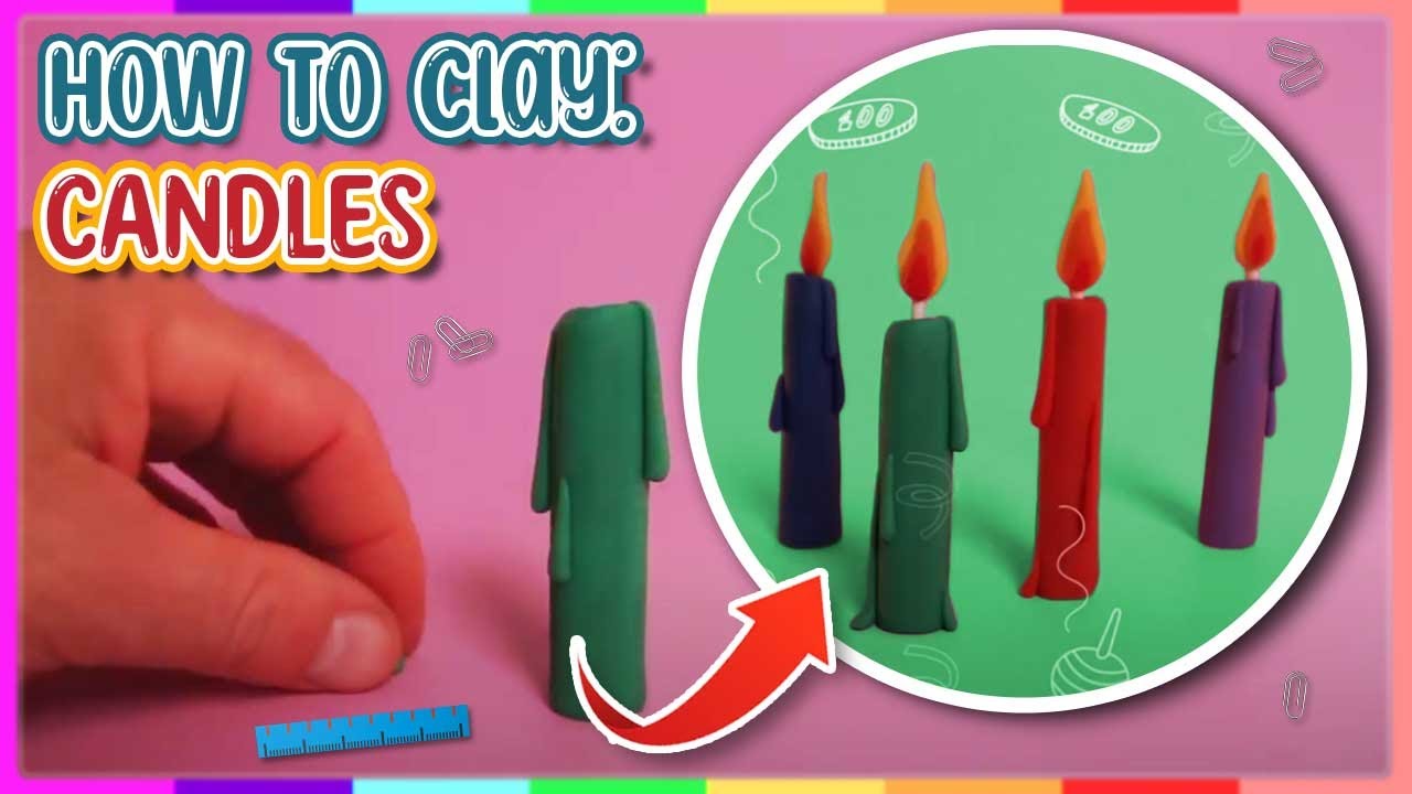 🕯️ How To Create A Unique 3D Plasticine Candle - YouTube