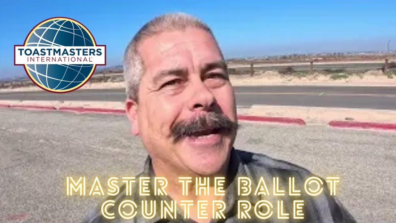 Master the Toastmaster Ballot Counter Role: Step-By- Step Guide! - YouTube