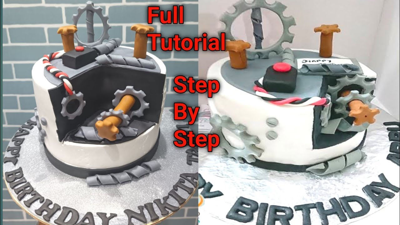 Cake For A Machanical Engineer | Engineering Theme Cake | Engineering ...