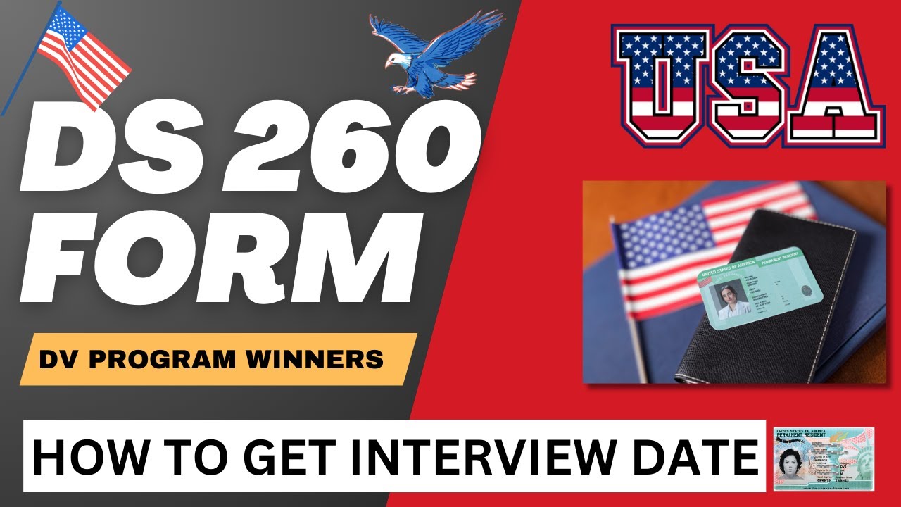 FILL DS260 FORM EASILY | DV LOTTERY WINNERS - YouTube