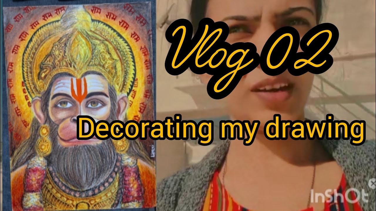 Vlog 02 | Decorating my drawing #trending #vlog #video #vlogs #drawing ...