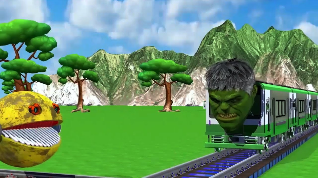 Thomas the Tank Engine is blocked by a container, and Pac-Man solves ...