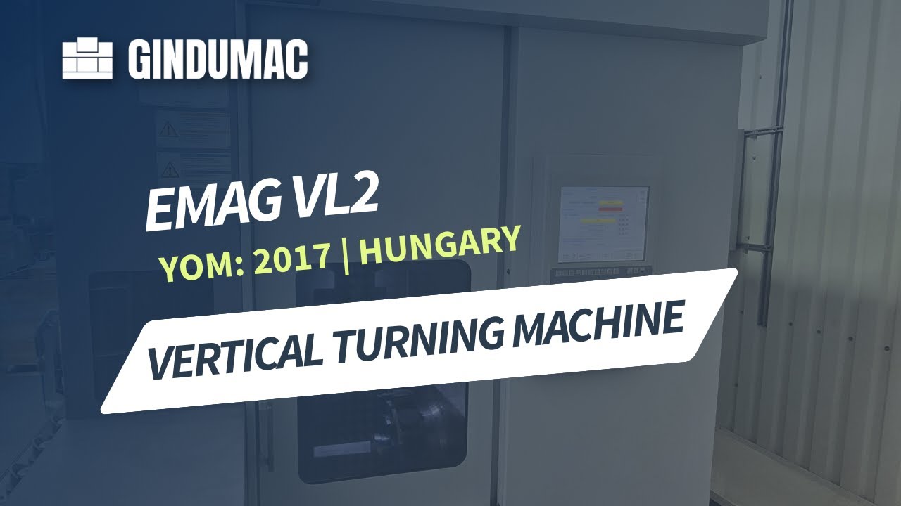 EMAG VL2 (2017) Vertical Turning Machine - YouTube