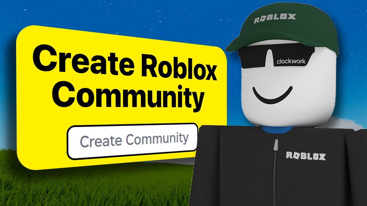 How To Make A Community In Roblox - YouTube