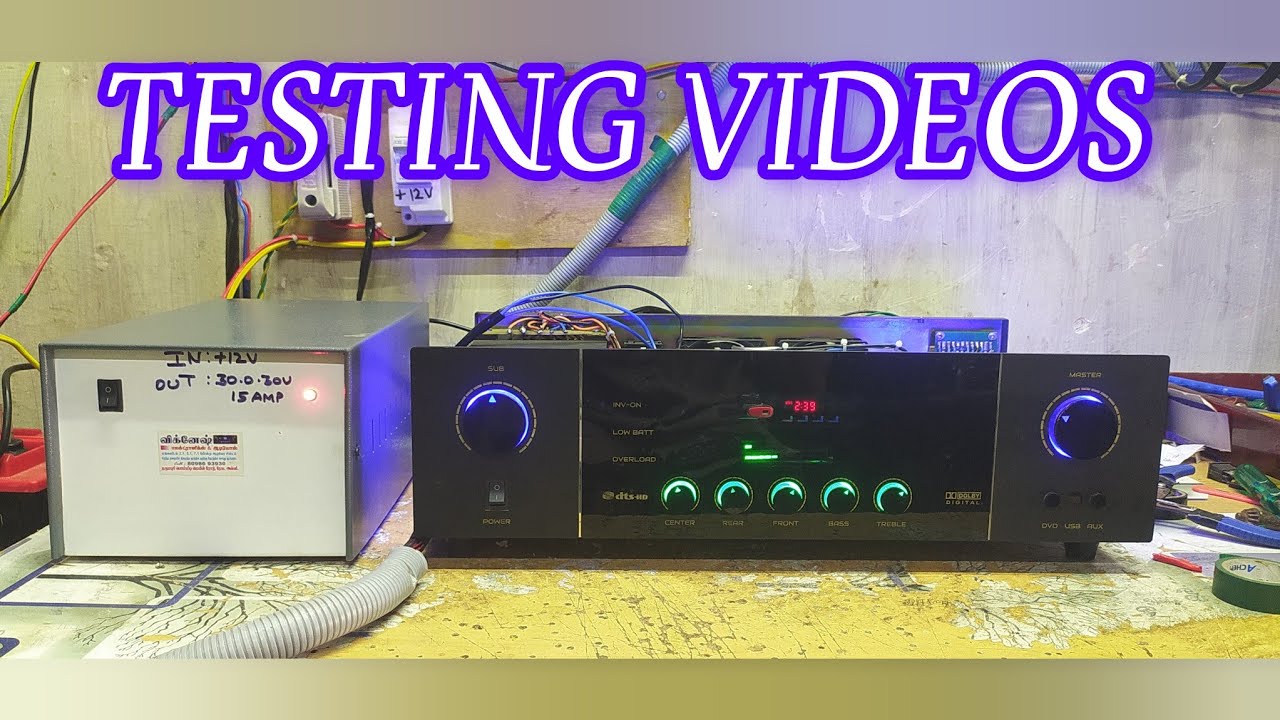 5.1 CH BUS AMPLIFIER WITH INVERTER |@vigneshelectronicsaudios6450 - YouTube
