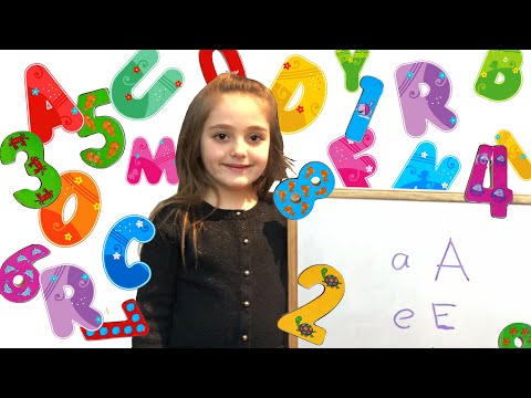 TEYZESİ ADA'YA HARFLERİ VE SAYILARI ÖĞRENİYOR. - Eğlenceli Çocuk Videoları