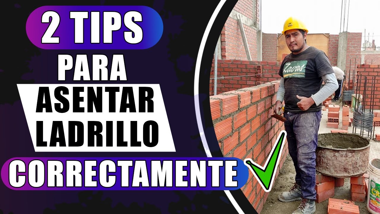 2 Tips: Para Asentar Ladrillo Correctamente ( Paso a Paso ) - YouTube