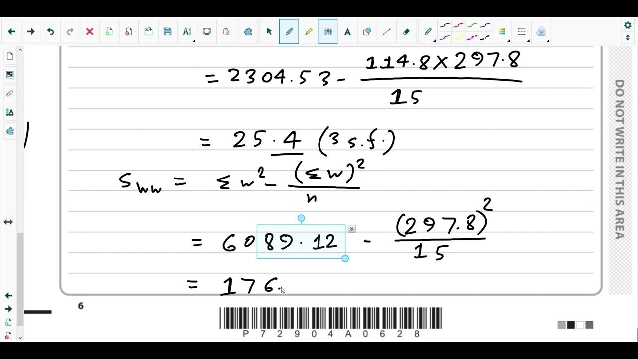 Q.NO.2-Correlation & Regression,Coding & Finding Summary Statistics, PMCC & Regression Line ...