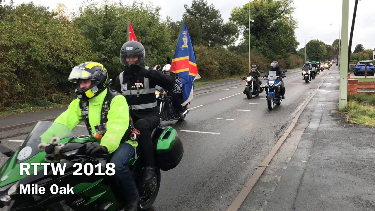 Ride To The Wall 2018 Drayton Manor RTTW - YouTube