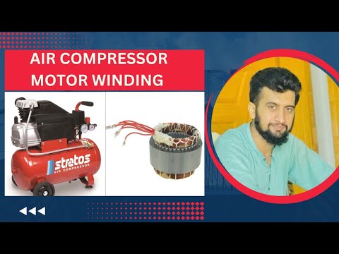 Air Compressor Motor Winding / 2Hp 24 Slots 2850 Rpm / Painting 🖌️ ...