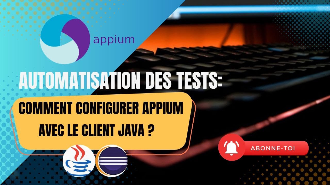 Guide étape par étape pour configurer Appium avec le client Java - YouTube