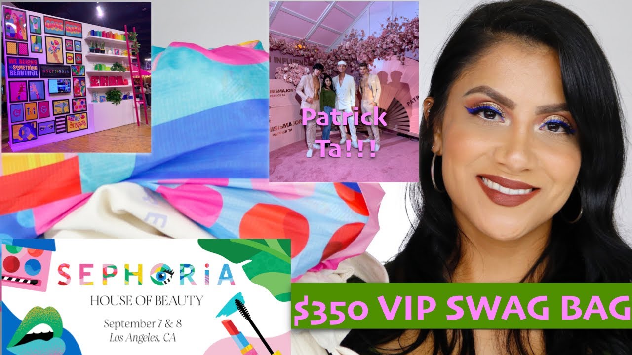 SEPHORiA LOS ANGELES 2019 + VIP SWAG BAG | MagdalineJanet - YouTube