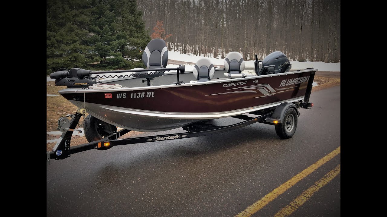 ALUMACRAFT 165 COMPETITOR TILLER TOUR YouTube