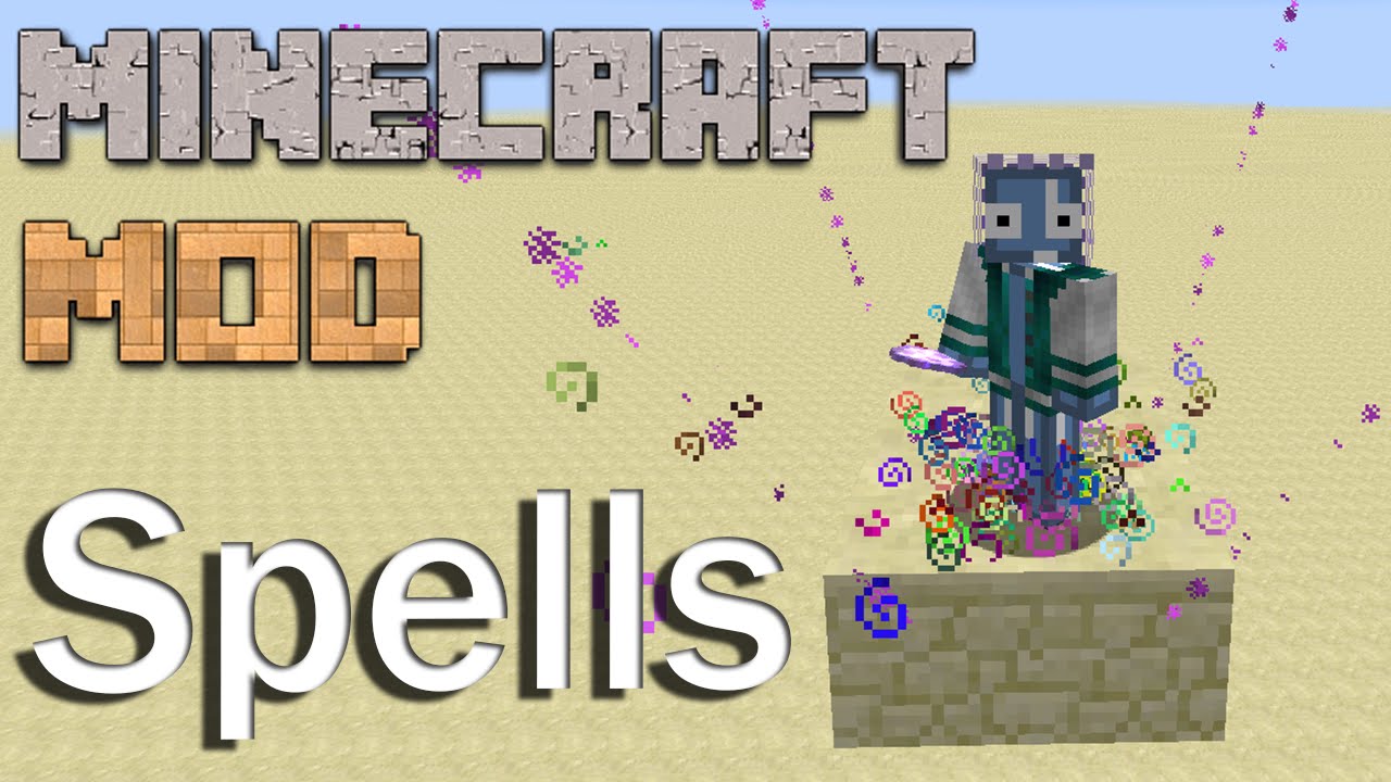 Minecraft Mods 1.8.4 : SPELLS - ONE COMMAND - Vanilla Mod ITA - YouTube