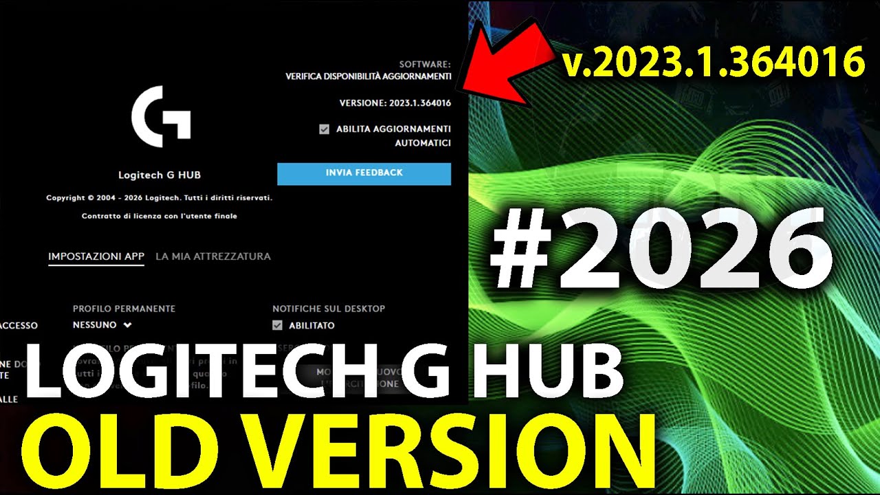 Come scaricare VECCHIA VERSIONE LOGITECH G HUB - (Video solo a scopo ...