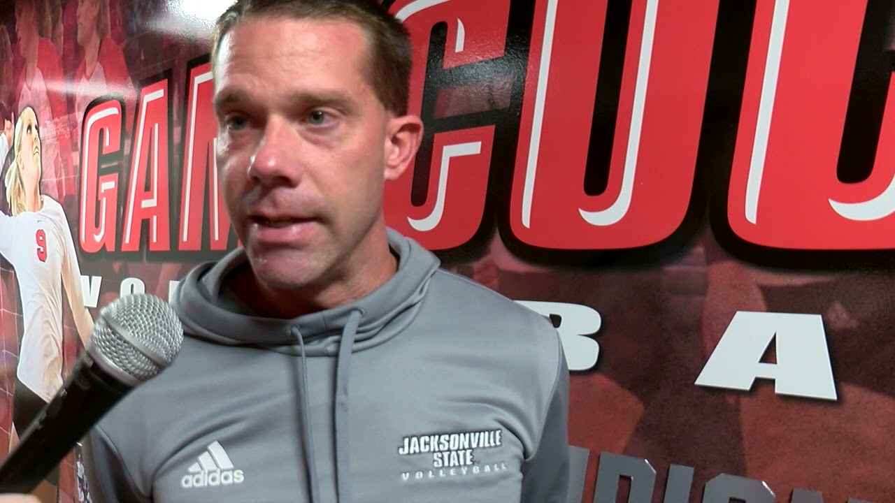 JSU VB Head Coach Todd Garvey and Senior Addie Halverson 9.23 - YouTube