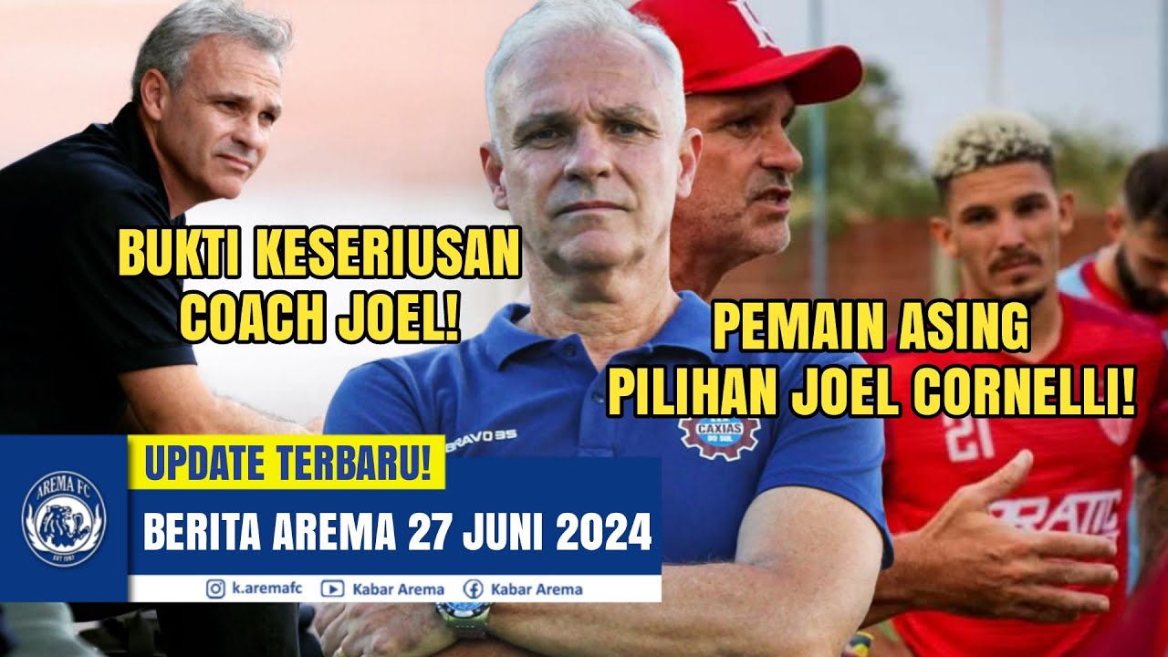 PEMAIM ASING PILIHAN PELATIH! Bukti Keseriusan Coach Joel Cornelli ...