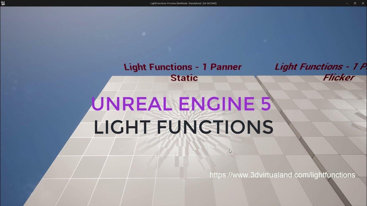 Unreal Engine 5 Light Functions - YouTube