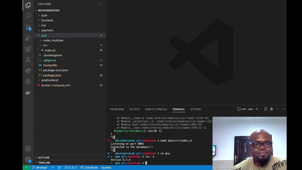 Microservices Part 9, from javascript to typescript - YouTube