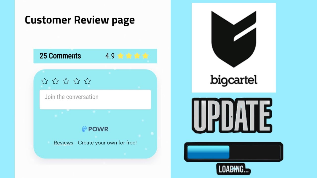 UPDATED How To Add A Customer Review Section To Your Big Cartel Website UPDATED How To Add A Customer Review Section To Your Big Cartel Website