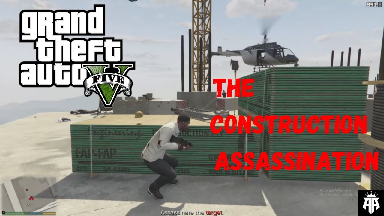 GTA 5 Lester Assassination mission (The Construction Assassination) # ...