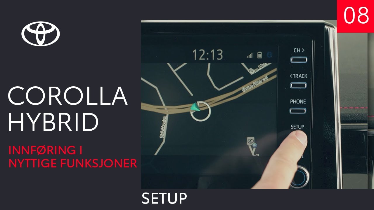 Toyota Corolla 2020 - Setup (8 av 13) - Innføring i nyttige funksjoner ...