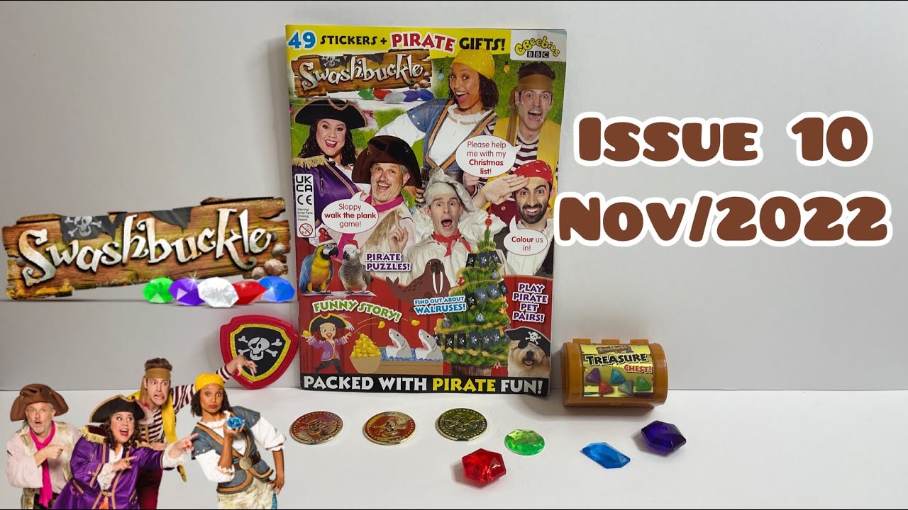 Swashbuckle magazine, issue 10, Nov/2022, with pirate set 🏴‍☠️ - YouTube
