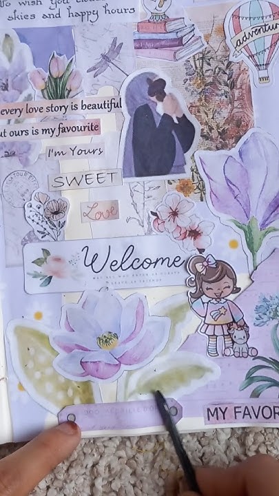 Journal art|journaling|journal purple theme|journal ideas #journaling # ...