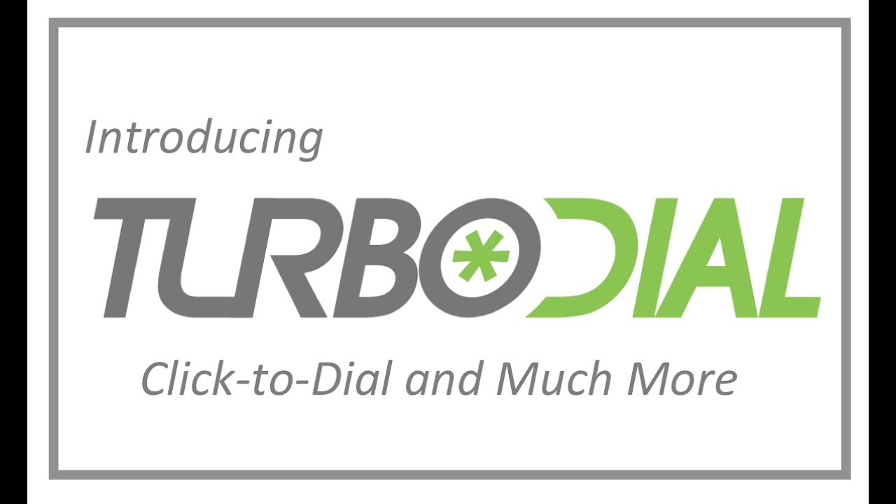 Introducing turboDial - YouTube
