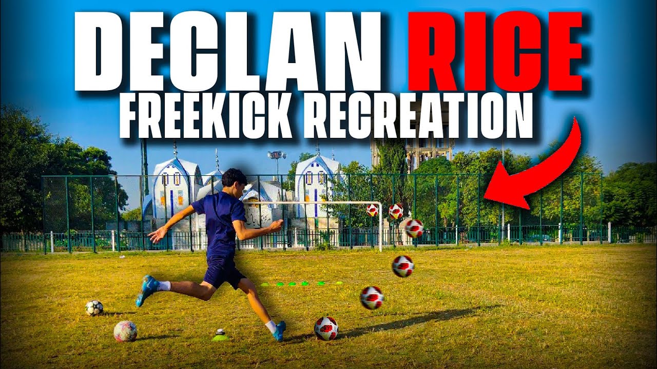 Can I Score a Declan Rice Free Kick 🤔? - YouTube