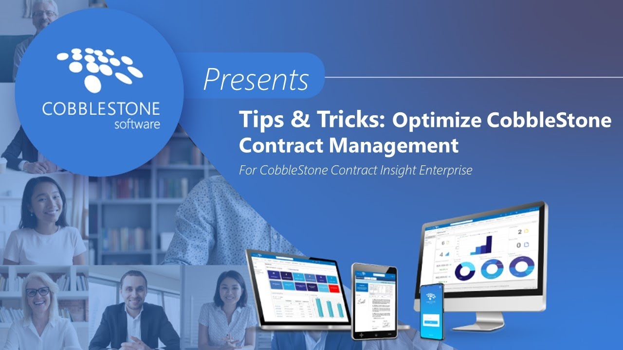 Tips & Tricks: Optimize CobbleStone Contract Management - YouTube