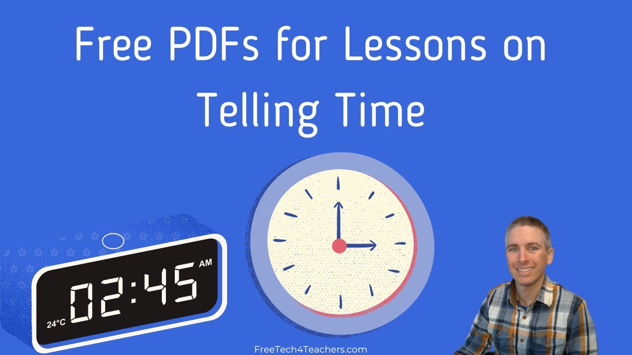 Free PDFs for Lessons on Telling Time - YouTube