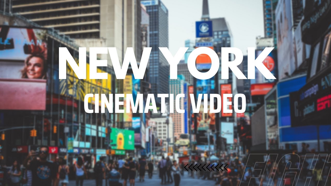 New York City In 4k Raw Video - Cinematic Visual - YouTube