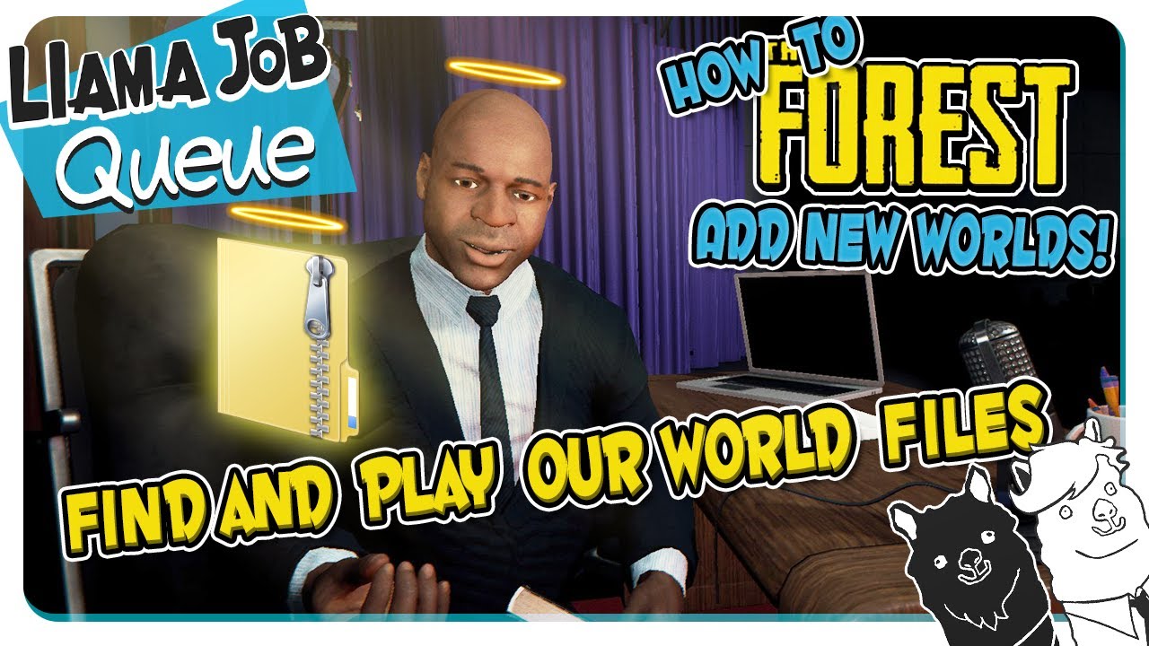 How to Download and Send World files for The Forest - YouTube