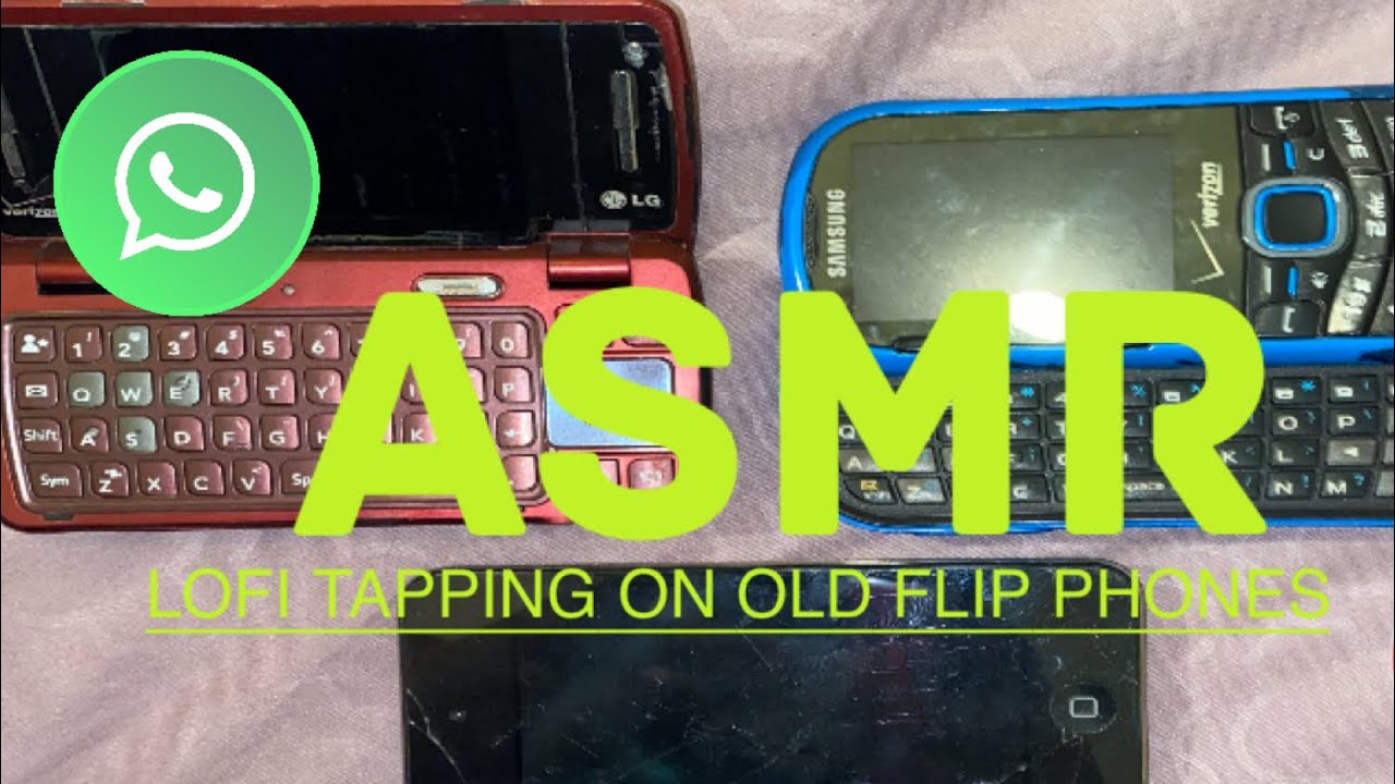 ASMR: Lofi fast tapping/scratching on OLD phones/ipod (No talking) - YouTube