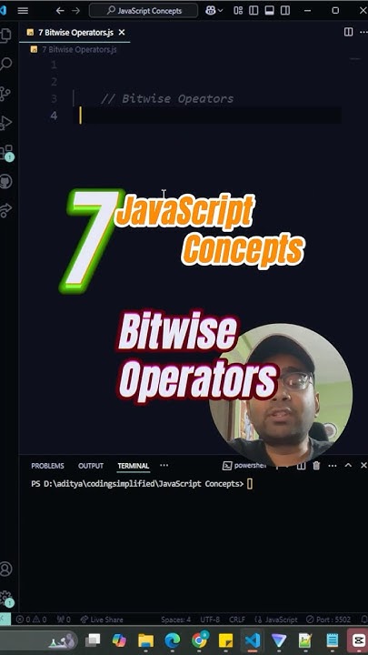 7/100 Operators - JS Concepts #coding #javascript #frontend #webdevelopment #concept #interview ...