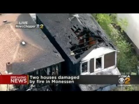 Two Houses Damaged By Fire In Monessen - YouTube