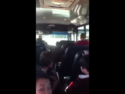 School bus singing happy birthday - YouTube