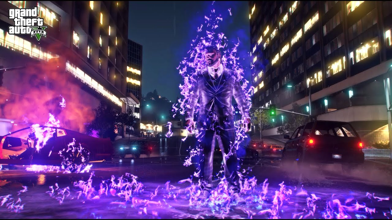 Purplish Flame Effect - Fire Power Mod GTA - YouTube
