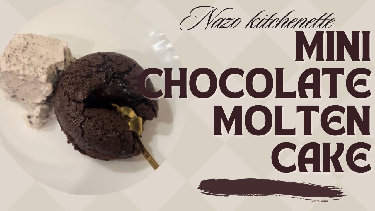Chocolate Lava Cake | Mini Chocolate Molten Lava Cakes | Nazo ...