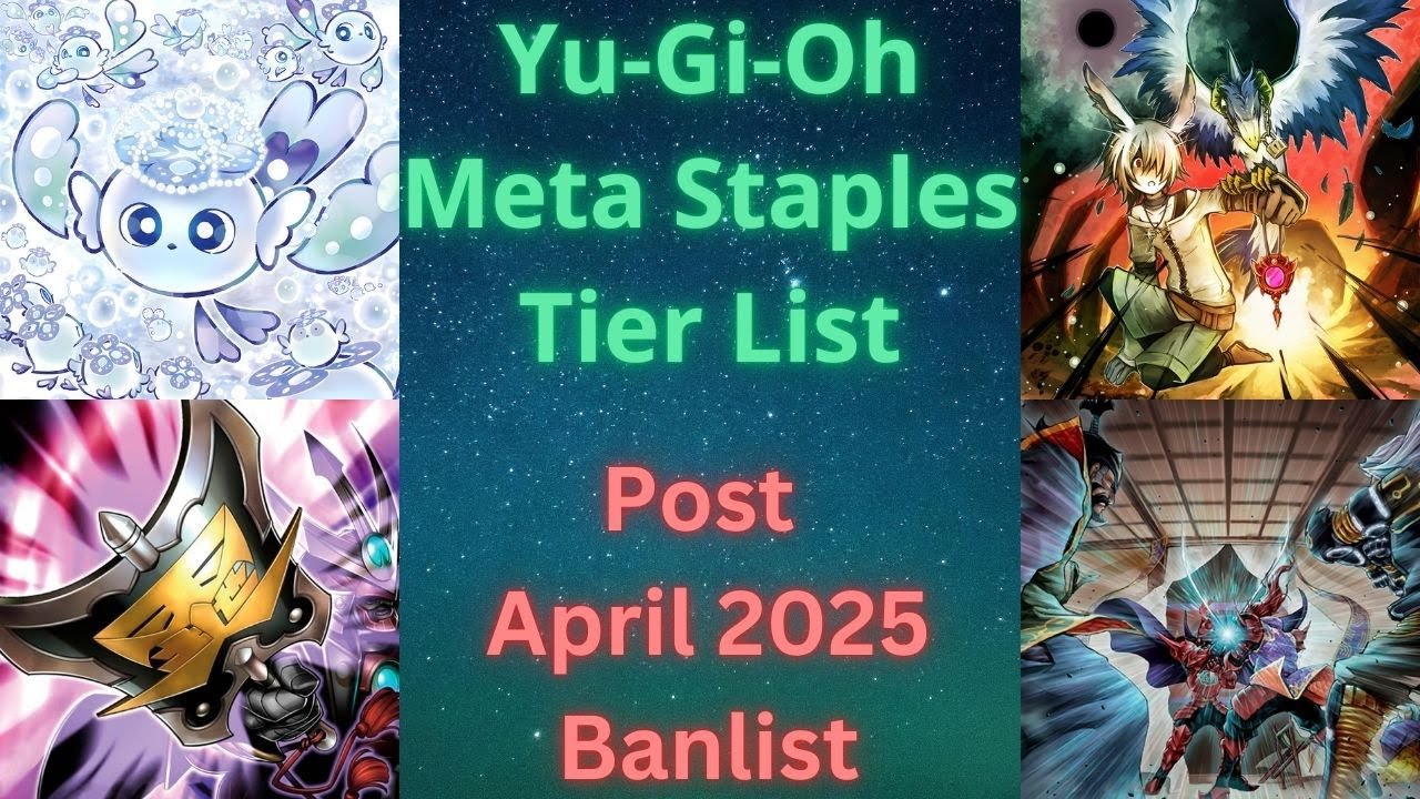 Yu-gi-oh Meta Staples Tier List (Post April 2025 Banlist) - YouTube