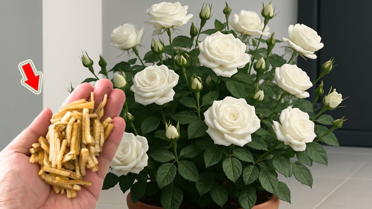 Don't Throw It Away! It Makes The Rose Stem Take Root, Sprout And Bloom ...