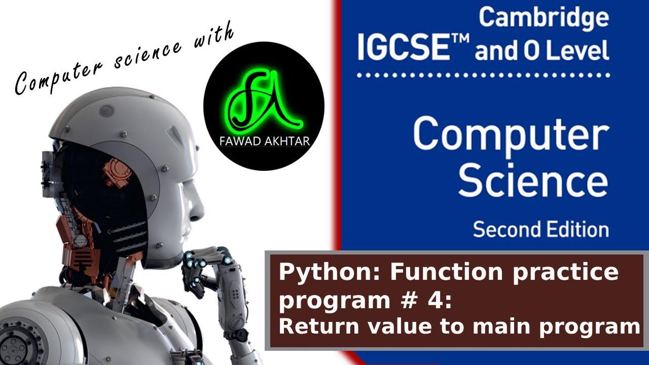 Python Functions Explained Returning Values To Your Main Program 5493