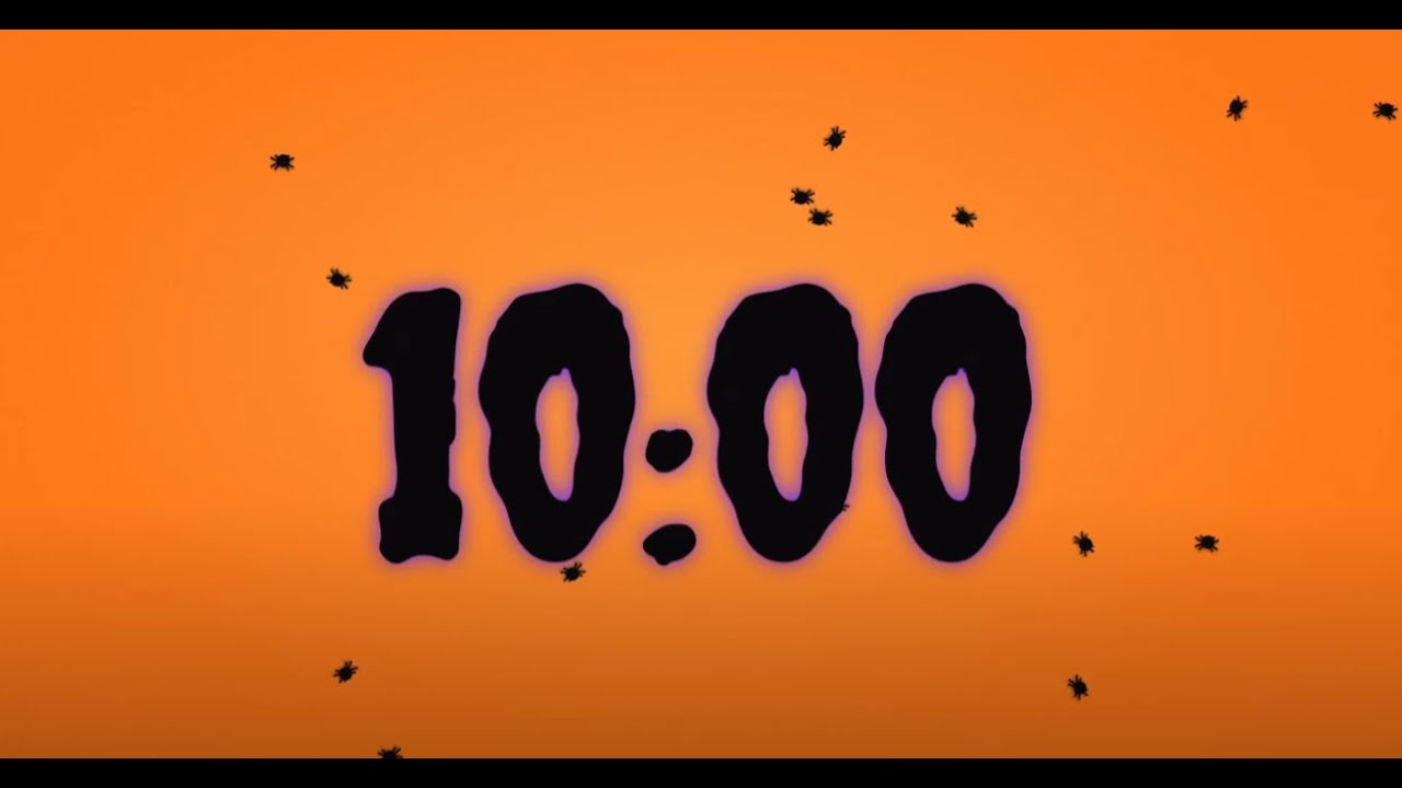 👻 10 Minute Halloween Countdown Timer | Spooky Pumpkin Clock ...