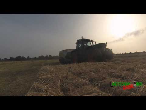 Agrarservice Stuhr am Heupressen mit Fendt Favorit 926 und Claas Quadrant 2200